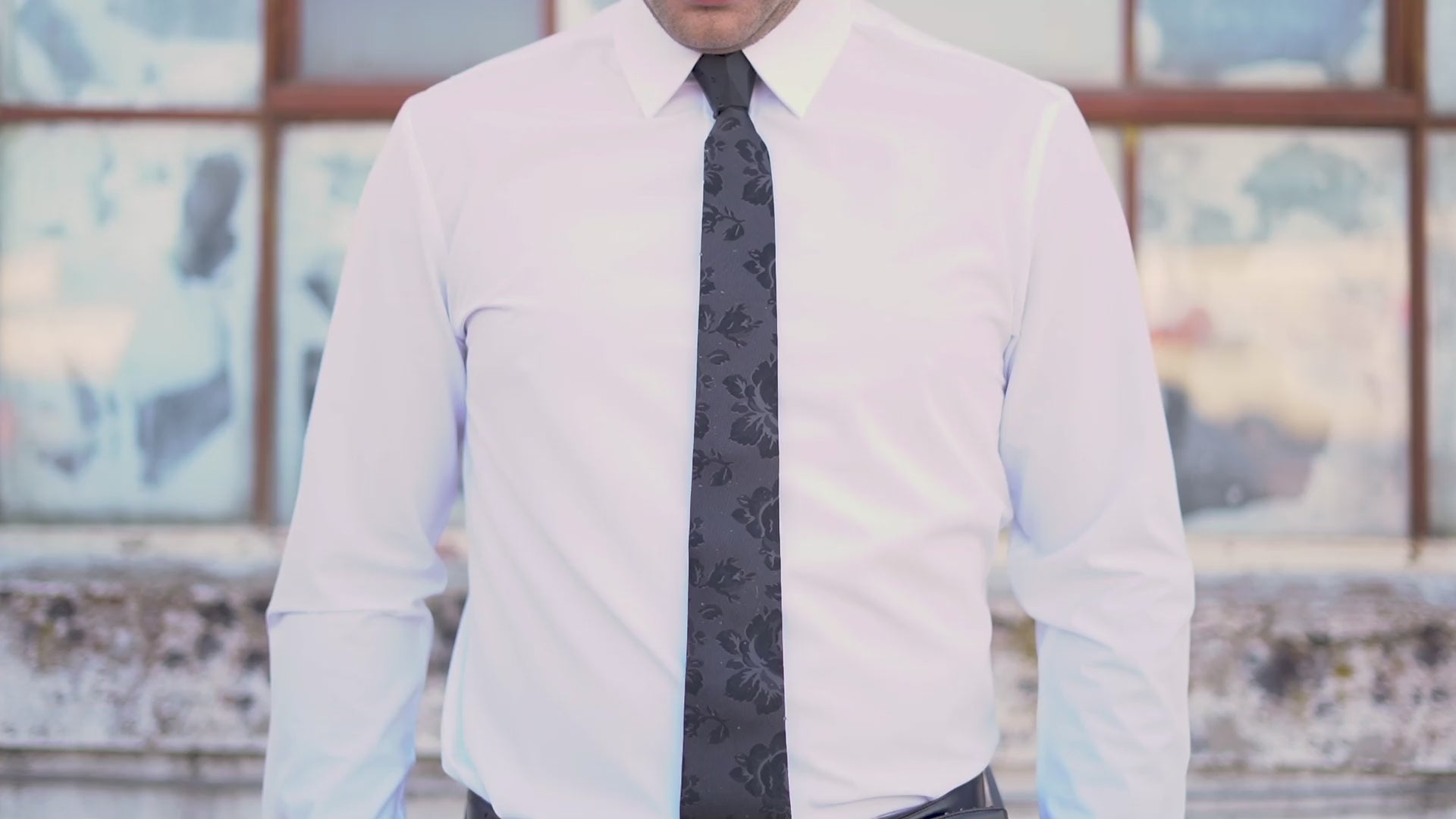 StainProof White Modern Shirt – ModernTie.com