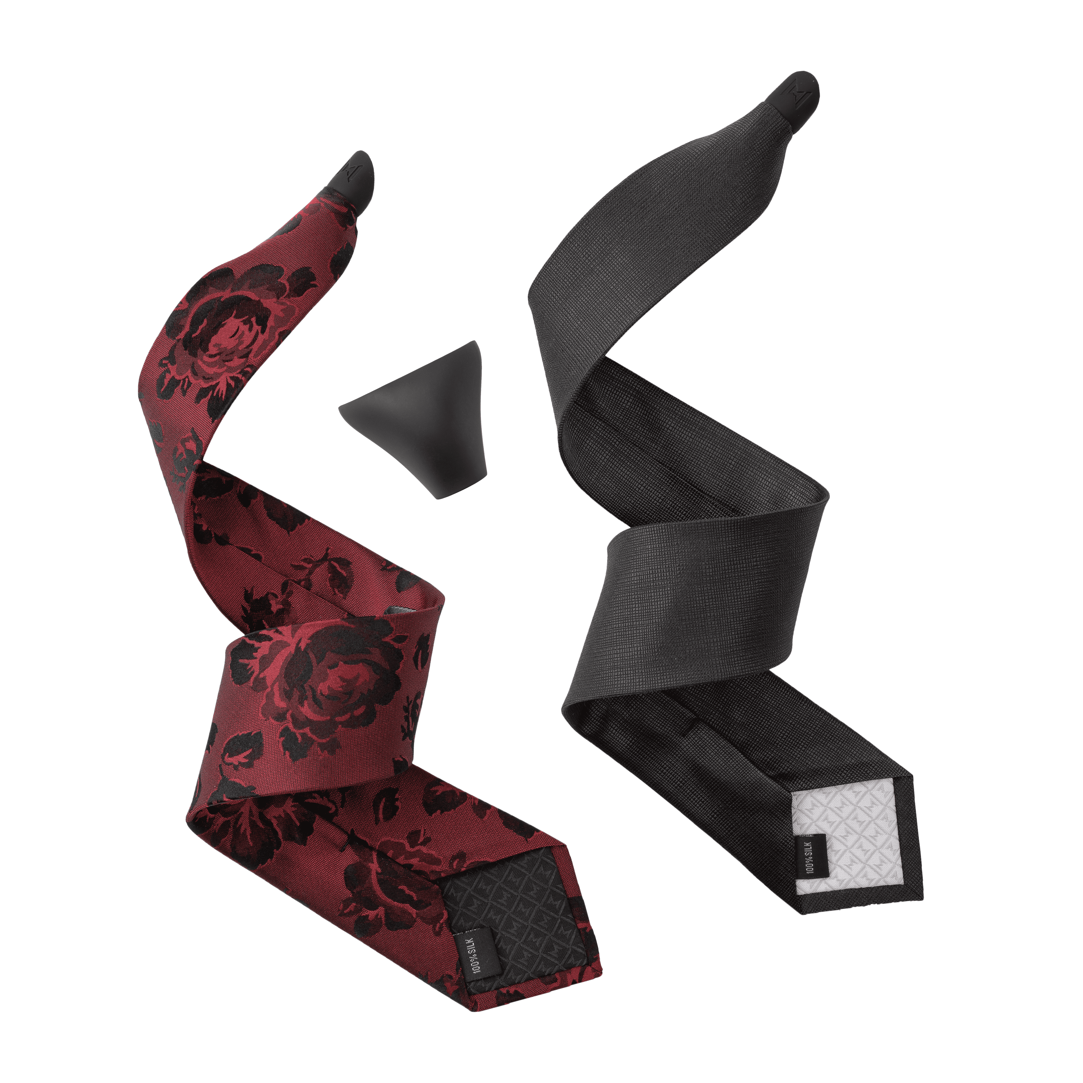 "BLACK ROSE"- 2 TIE 1 KNOT - set | Modern Ties, Best Neckties for Men – ModernTie.com