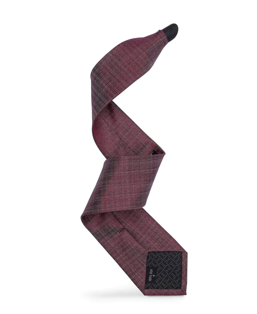 Dark Red Silk - Breakaway Tie Set – ModernTie.com